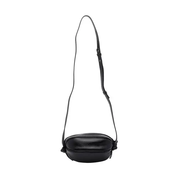 Hereu Boya Distressed Crossbody Bag - Black