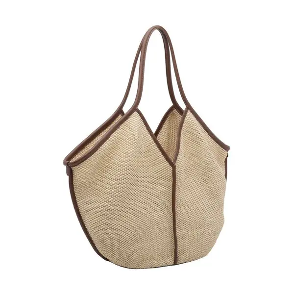 Hereu Calella Soft Raffia Shoulder Bag