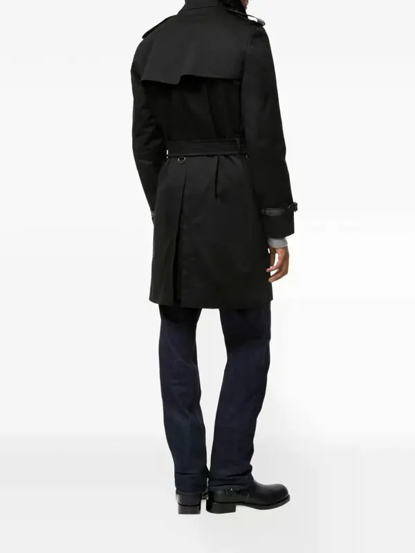Burberry Mid-length Gabardine Kensington Trench Coat
