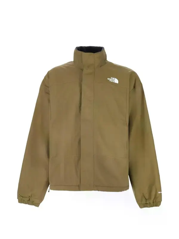 The North Face Logo-print High-neck Reversible Jacket - Brown