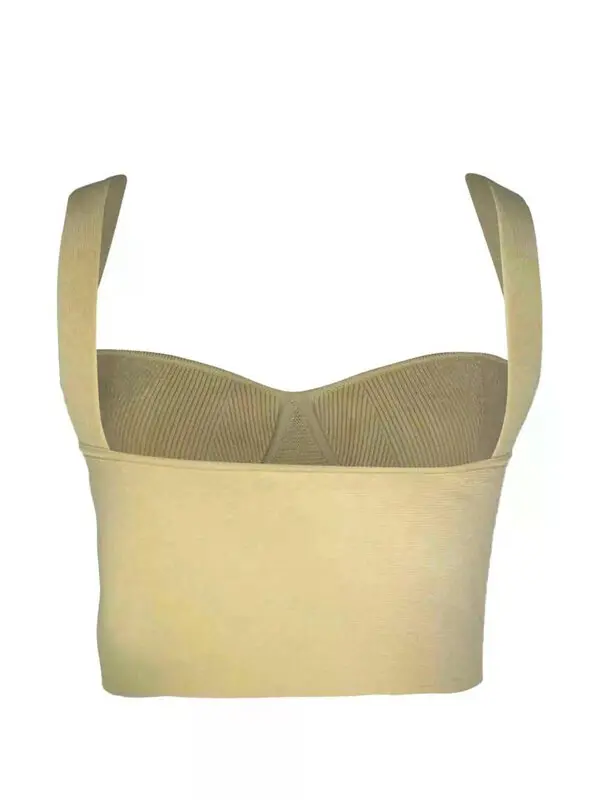 Galvan Knitted Crop Top