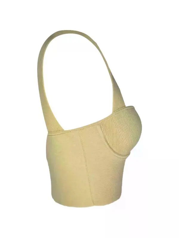 Galvan Knitted Crop Top