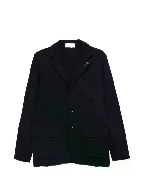 LARDINI Single-breasted Knitted Blazer