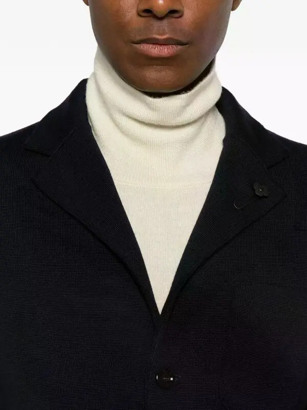 LARDINI Single-breasted Knitted Blazer