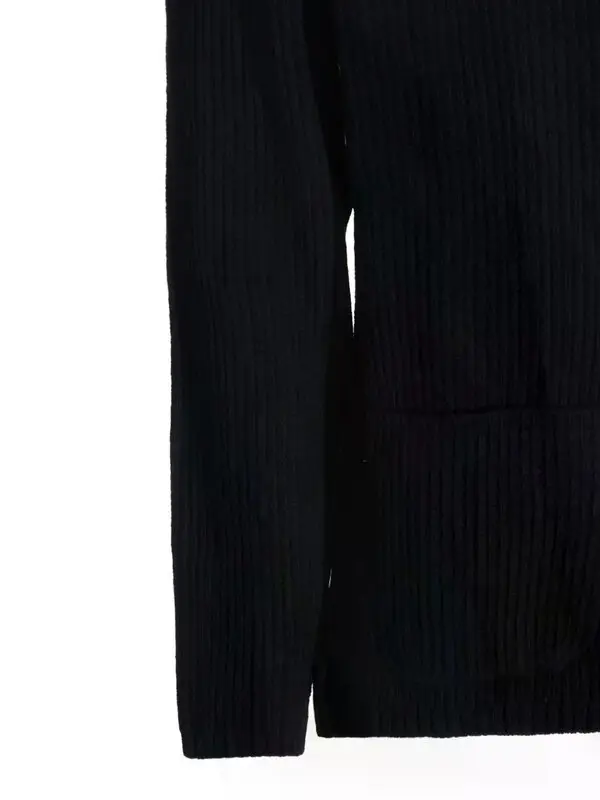 Altea Ribbed-knit Notched-lapels Cardigan