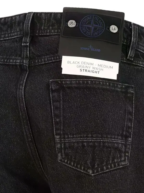Stone Island Grainy-wash Straight-leg Jeans