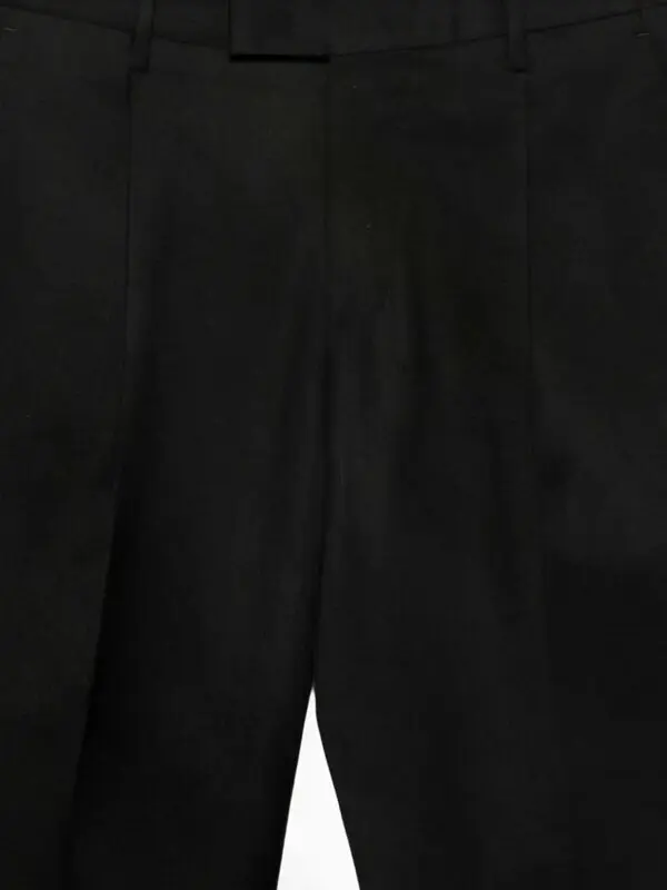 PT TORINO Pleated-detail Turn-up Trousers
