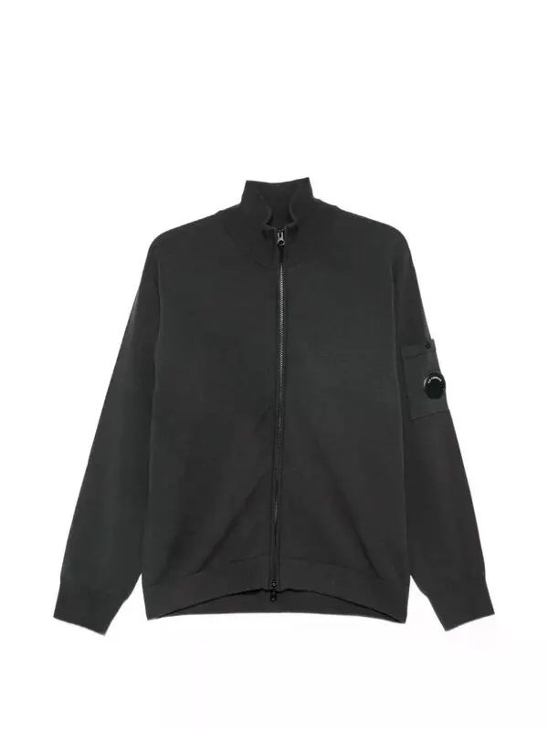 C.P. COMPANY Lens-detail Zip-up Cardigan