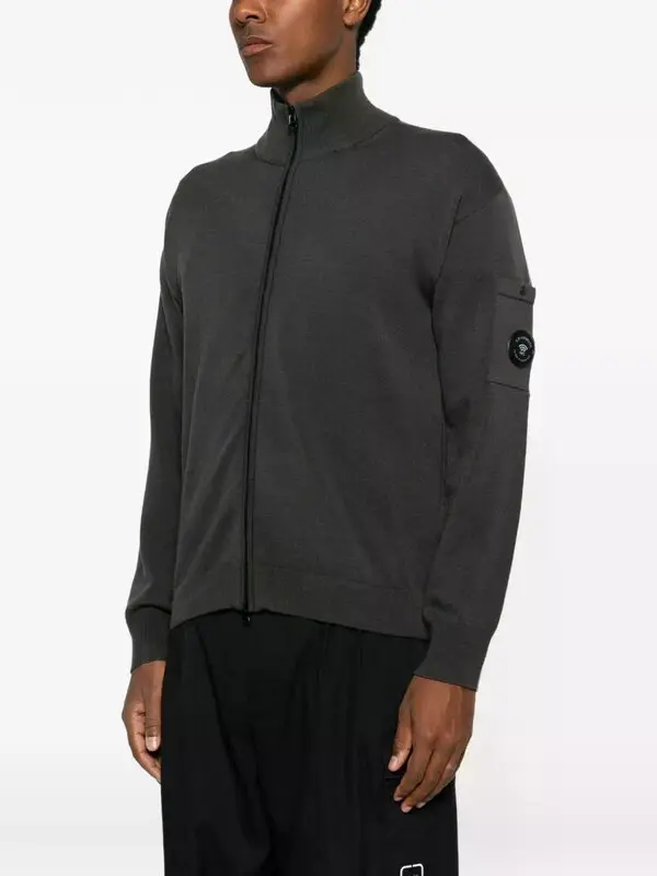 C.P. COMPANY Lens-detail Zip-up Cardigan