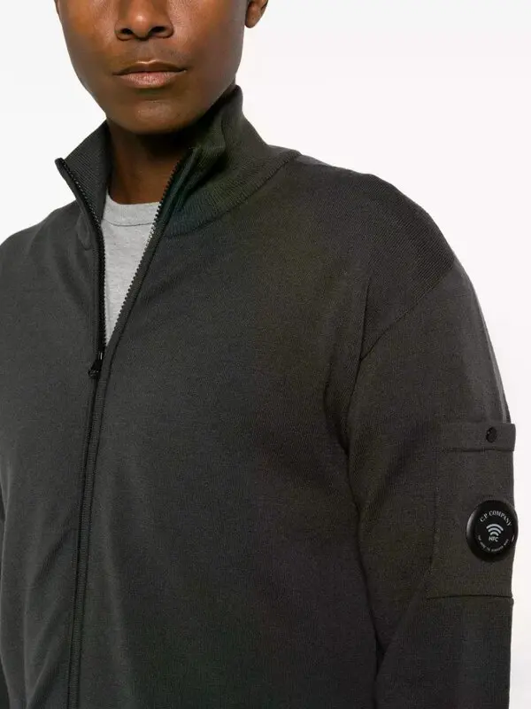 C.P. COMPANY Lens-detail Zip-up Cardigan