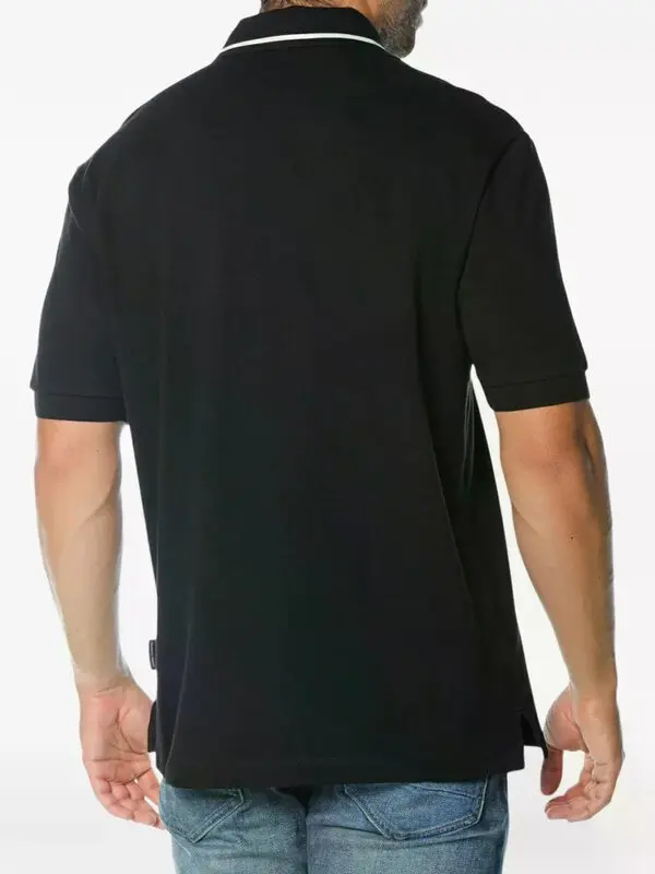 Armani Exchange Logo-embroidered Polo Shirt