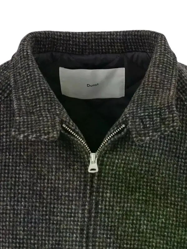 DUNST Check-pattern Wool Jacket