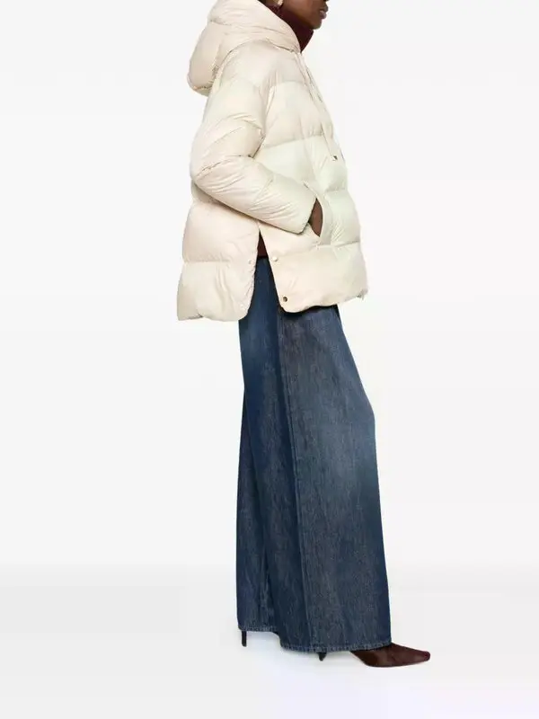 Max Mara Quilted Hooded Jacket