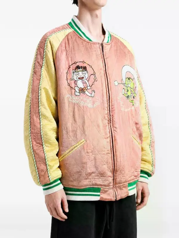 MONONOKE MADE Quilted Graphic-print Jacket