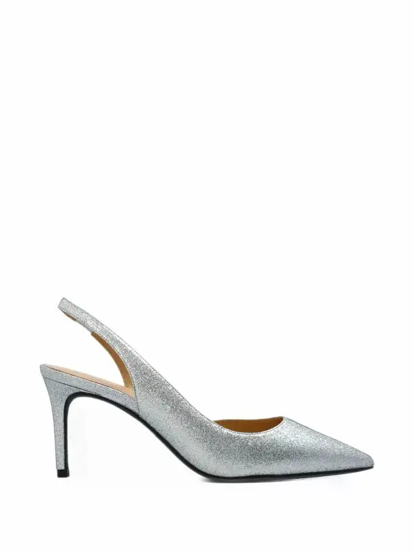 Michael Kors Alina Glitter-effect Slingback Pumps