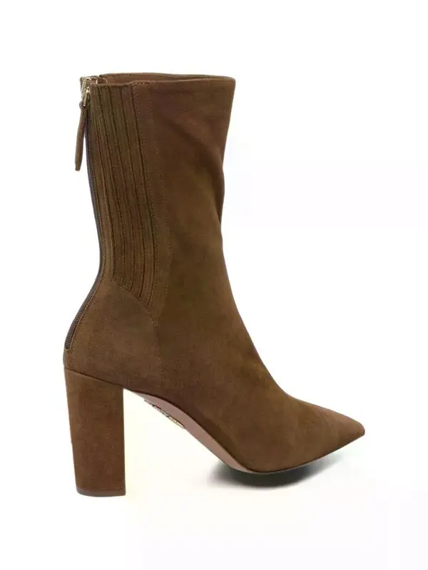 AQUAZZURA Saint Honoré Block Bootie 85