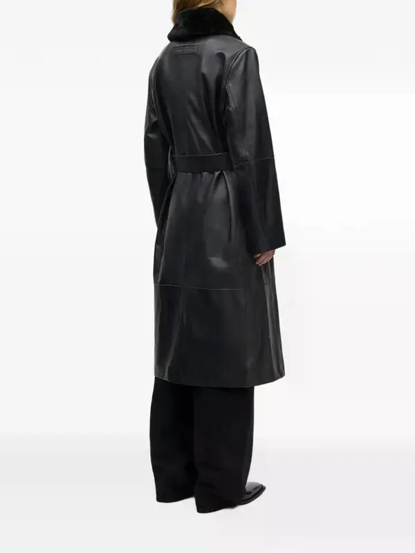 Samsøe Samsøe Sajuniper Shearling-collar Coat