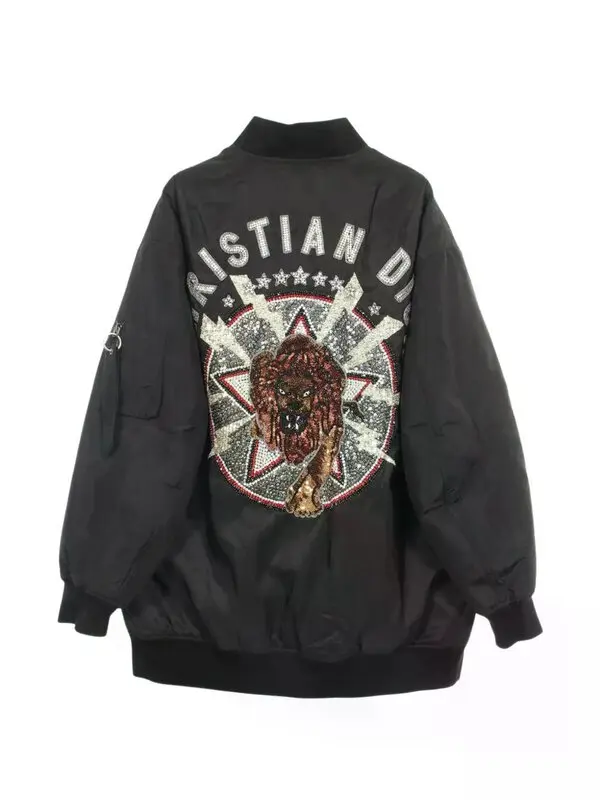 Dior 2010s Lion-embroidered Bomber Jacket