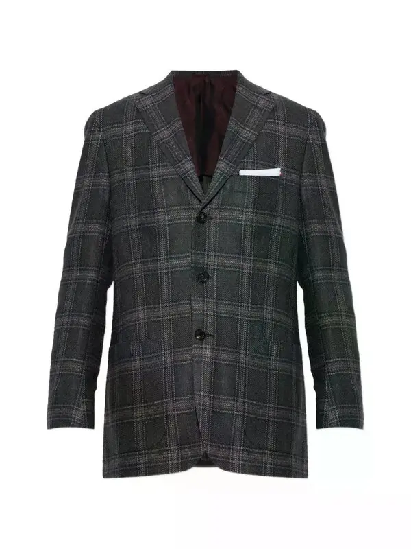 Kiton Check-pattern Blazer
