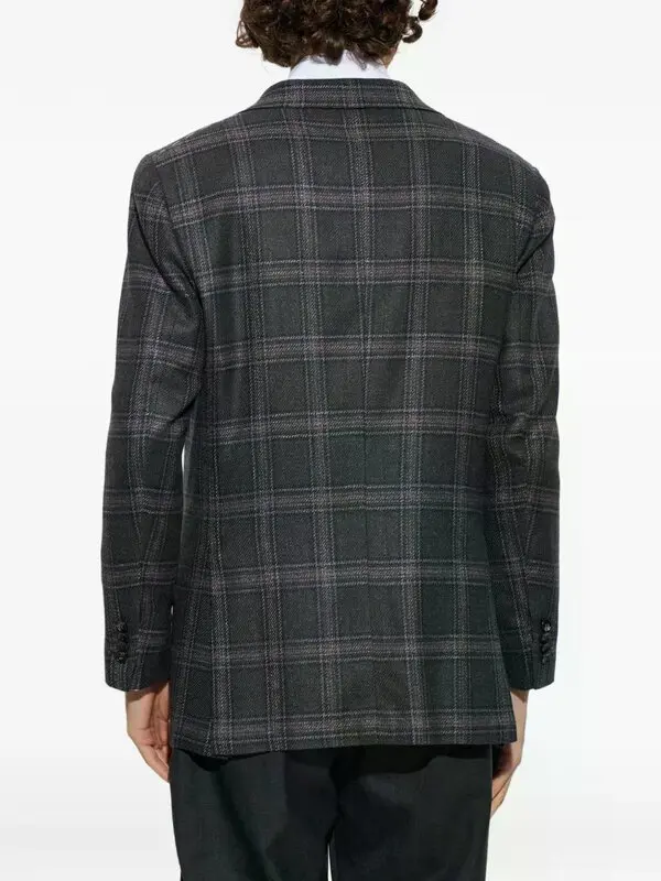 Kiton Check-pattern Blazer