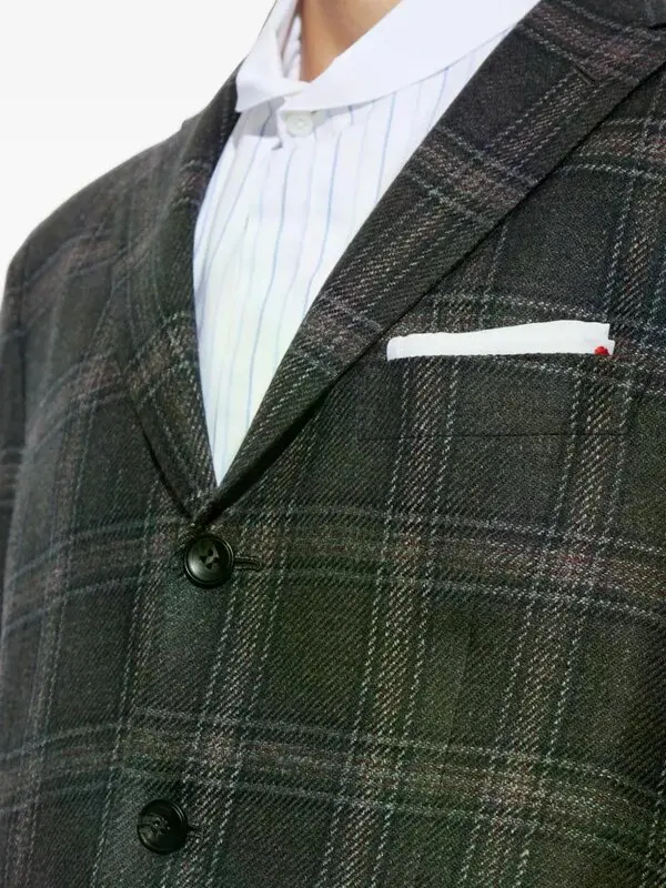 Kiton Check-pattern Blazer