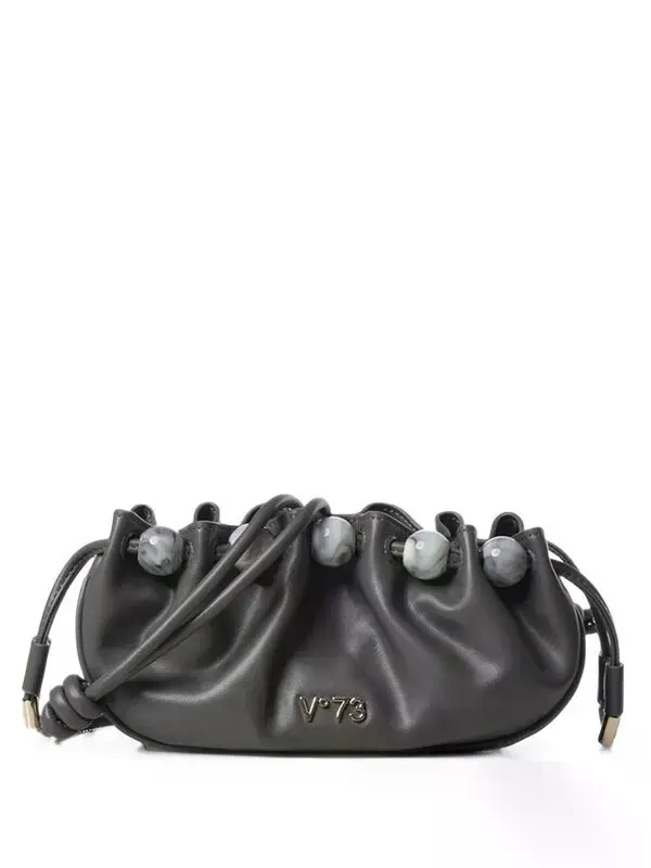 V°73 Topazio Bead-embellished Ruched Mini Bag