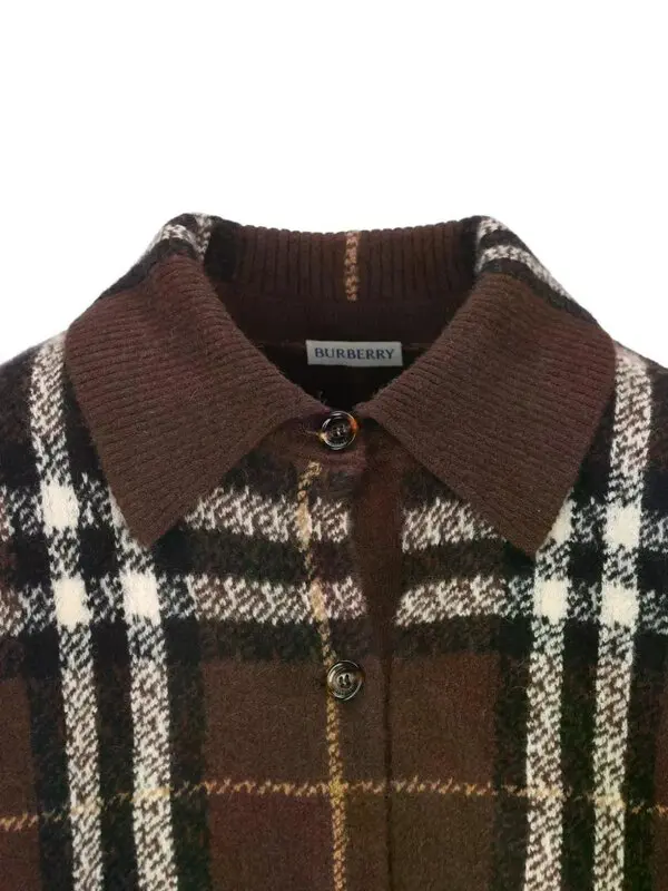 Burberry Check Cashmere Overshirt
