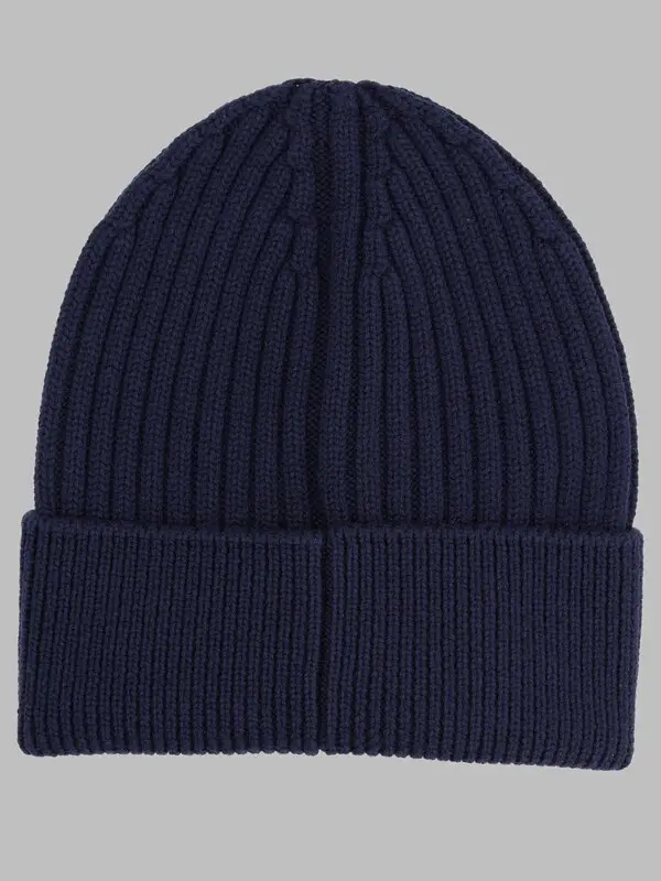 Moncler Berretto In Lana Con Patch Logo