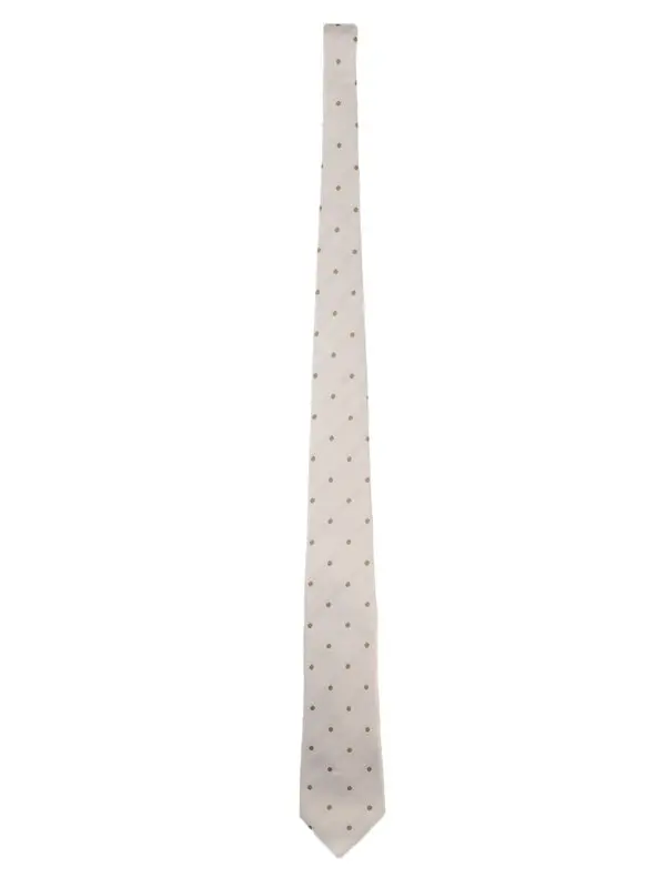 Hugo Boss Cravatta In Seta - Grey