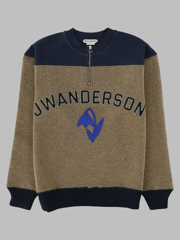 JW Anderson Felpa Con Logo Ricamato - Multicolour