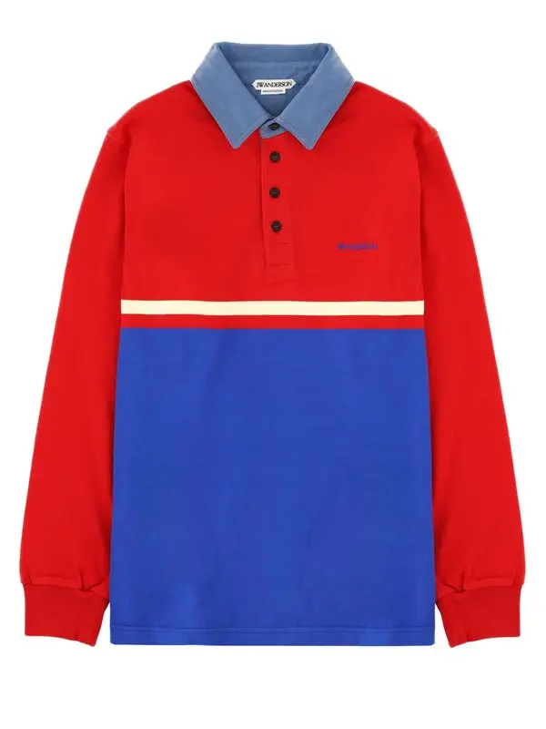 JW Anderson Polo In Cotone Con Logo