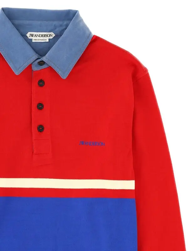 JW Anderson Polo In Cotone Con Logo
