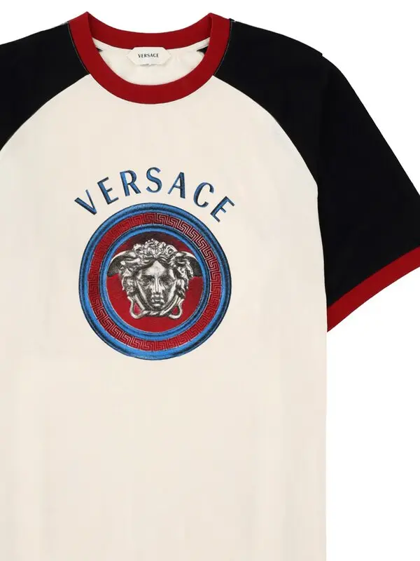 Versace T-shirt Con Logo E Medusa