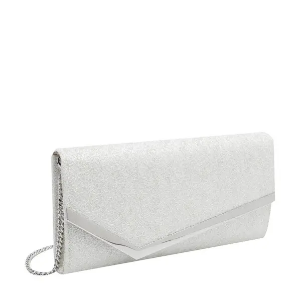 JIMMY CHOO Emmie Crossbody Bag - Silver