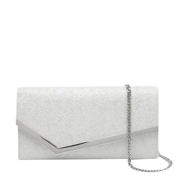 JIMMY CHOO Emmie Crossbody Bag - Silver