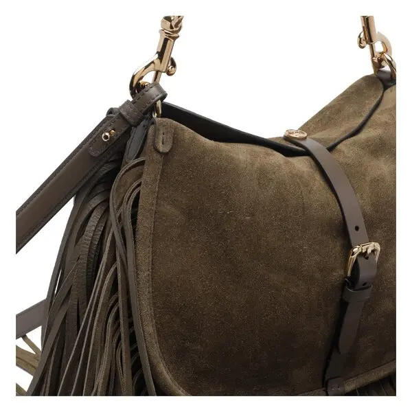 Etro Medium Suede Pony Shoulder Bag