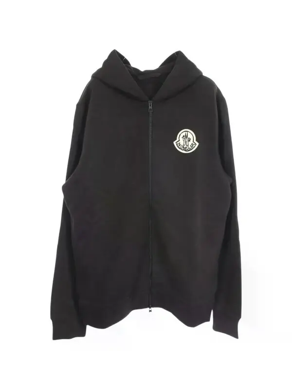 Moncler Logo-patch Zip-up Hoodie