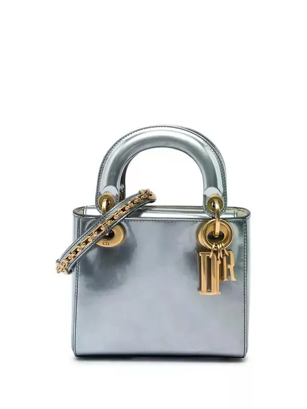Dior 2018 Mini Metallic Patent Lady Satchel