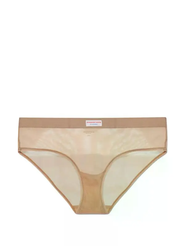 Alexander Wang Sheer Mesh Briefs - Neutrals