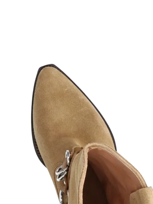 Isabel Marant Étoile Duerto Leather Boots - Grey