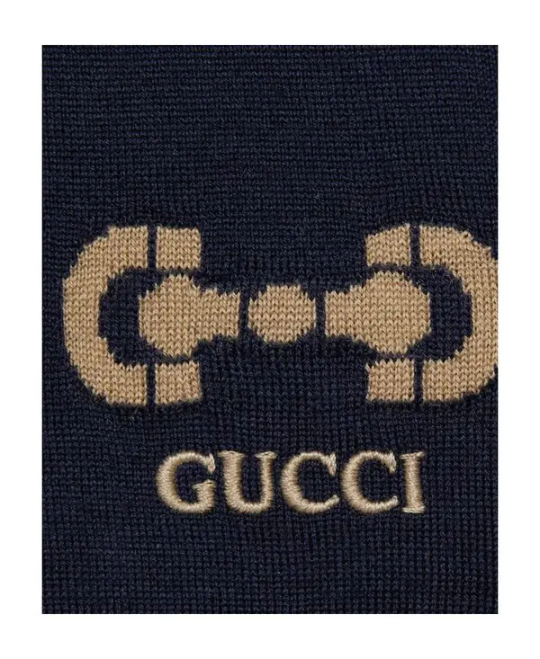 Gucci Logo Embroidered Crewneck Sweater