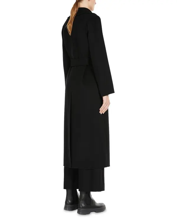 Max Mara Poldo Wool Belted Wrap Coat