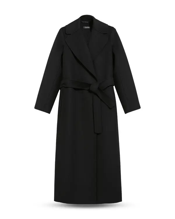 Max Mara Poldo Wool Belted Wrap Coat