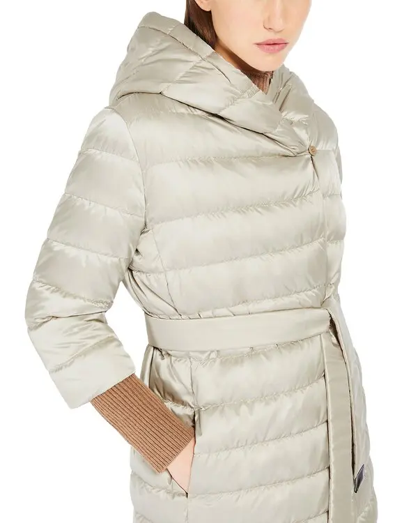 Max Mara Novef Water Repellent Reversible Down Coat - Light