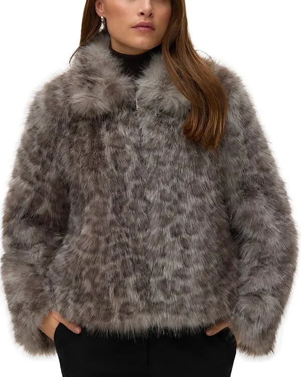 Vero Moda Lia Faux Fur Jacket