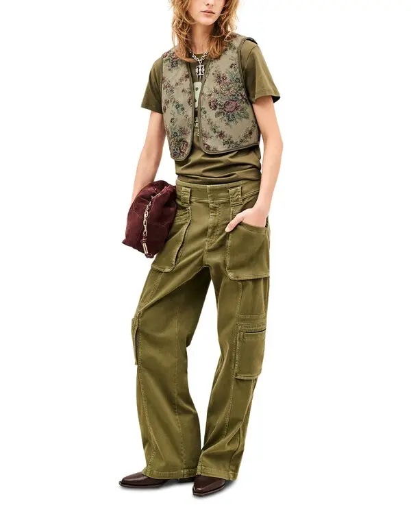 Ba&sh Raven Cropped Vest