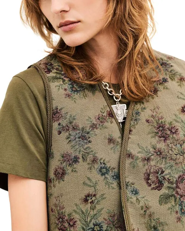 Ba&sh Raven Cropped Vest