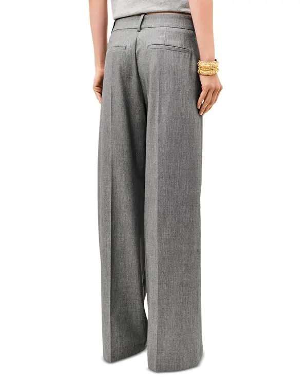 Ba&sh Cistachio Mid Rise Wide Leg Pants
