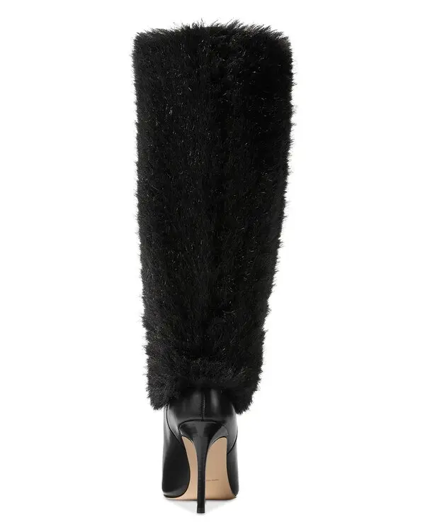 Michael Kors Dawn Faux Shearling & Leather Knee High Boots