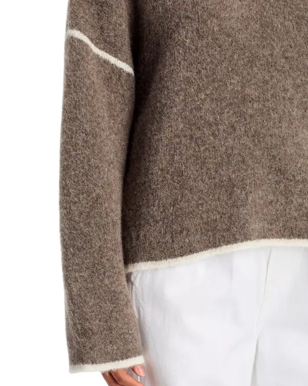 A.REN A. Ren Brienne Oversized Mock Neck Sweater